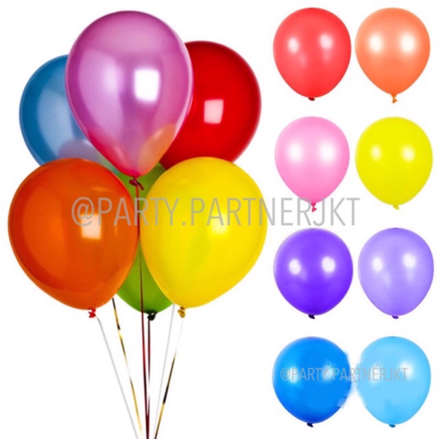 Jual BALON LATEX METALLIC HELIUM // BALON KARET HELIUM // BALON GAS ...