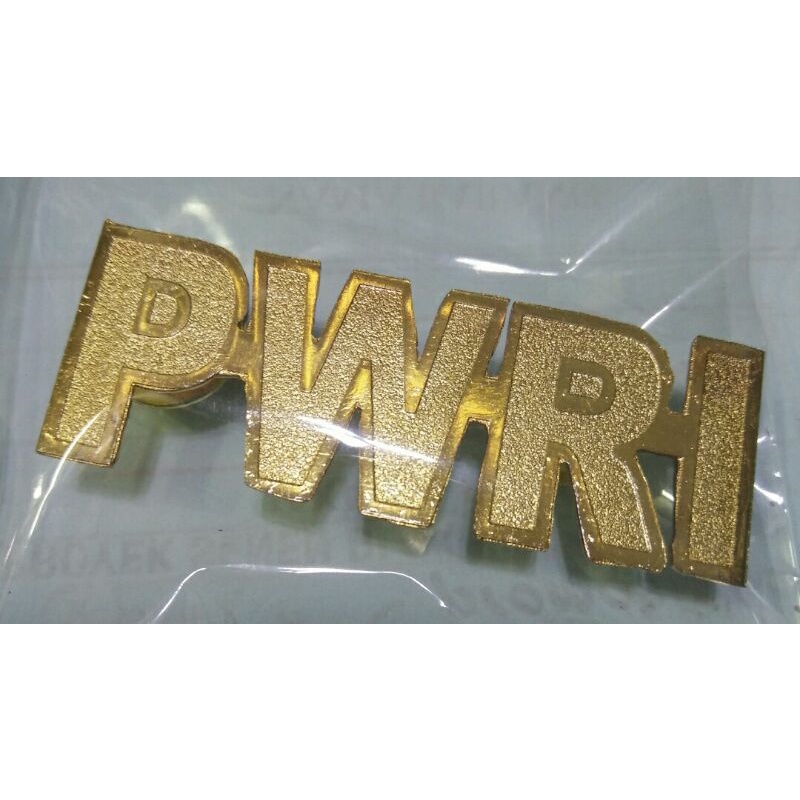 Jual ProdukTerbaru Pin Kuningan Bros Emblem Logo PWRI Custom Indonesia ...