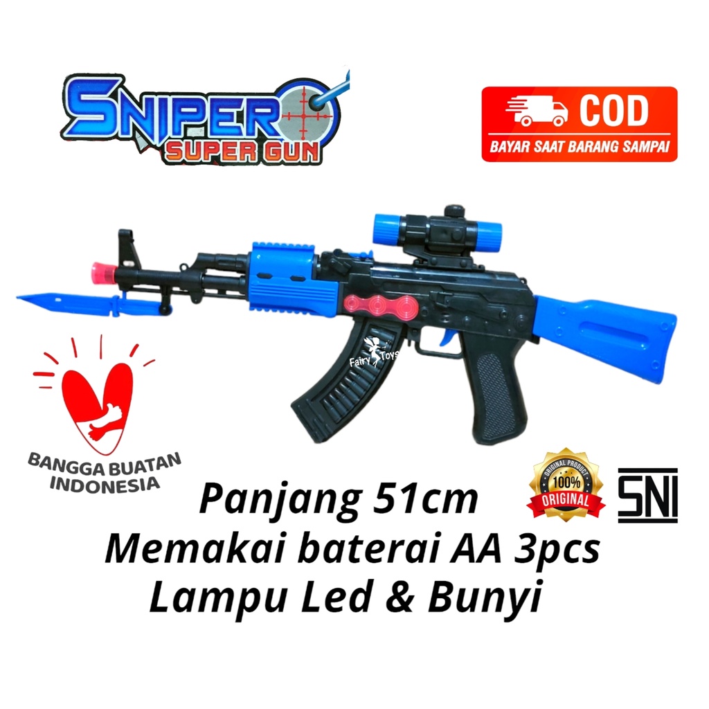 Jual Mainan Anak Senjata Elektrik Bunyi dan Lampu OCT8116 | Shopee ...