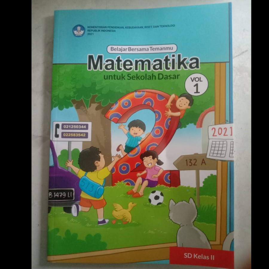 Jual Buku Matematika volume 1 kelas 2 SD/MI kurikulum merdeka | Shopee Indonesia