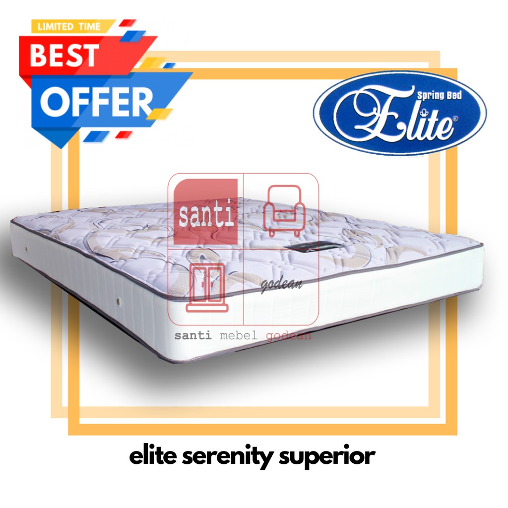 Springbed elite serenity superior 160 x 200 kasur saja | Shopee Indonesia