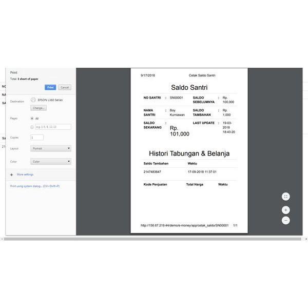Jual Aplikasi tabungan Siswa Sekolah berbasis web | Shopee Indonesia