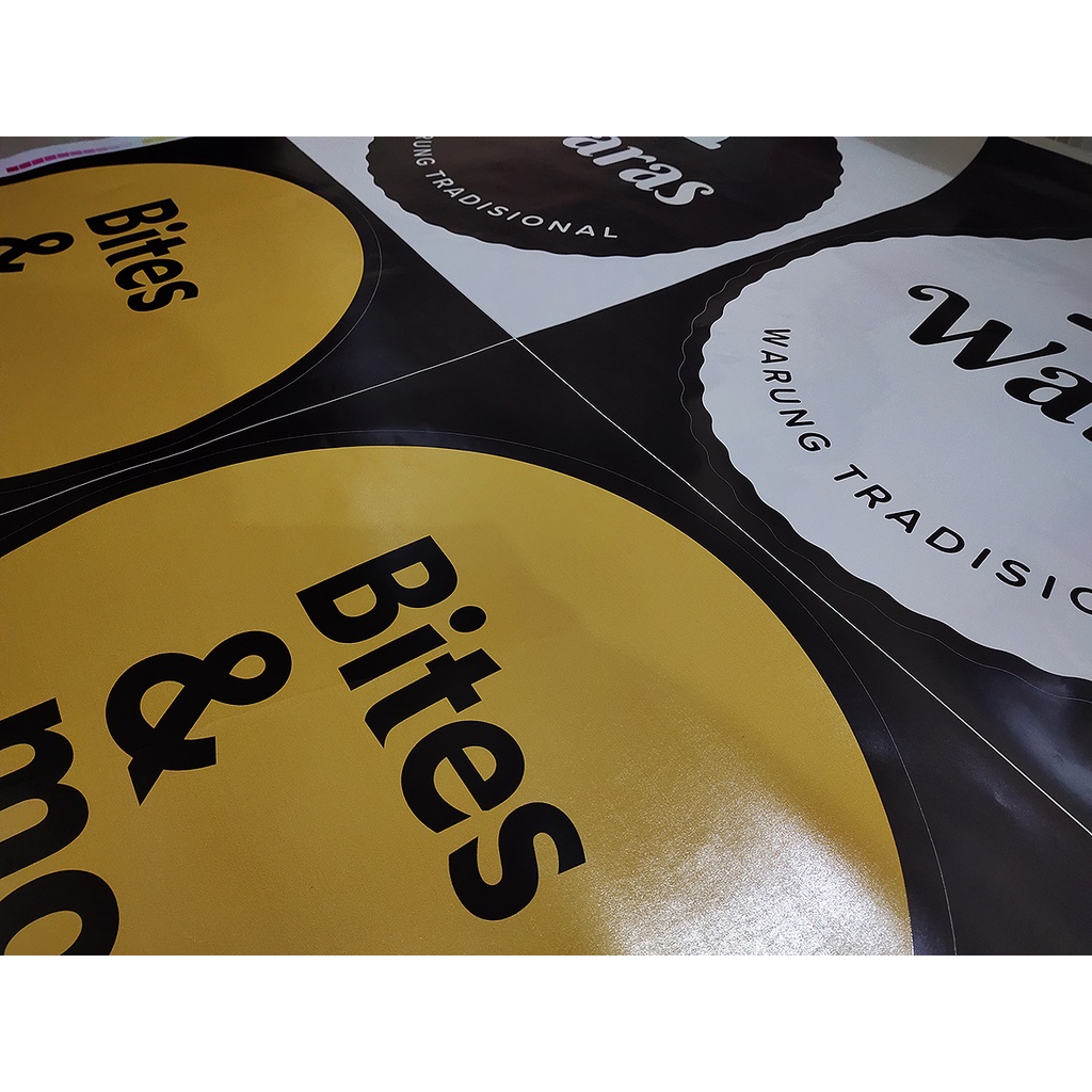 Jual CETAK STICKER PREMIUM UV INK | Shopee Indonesia
