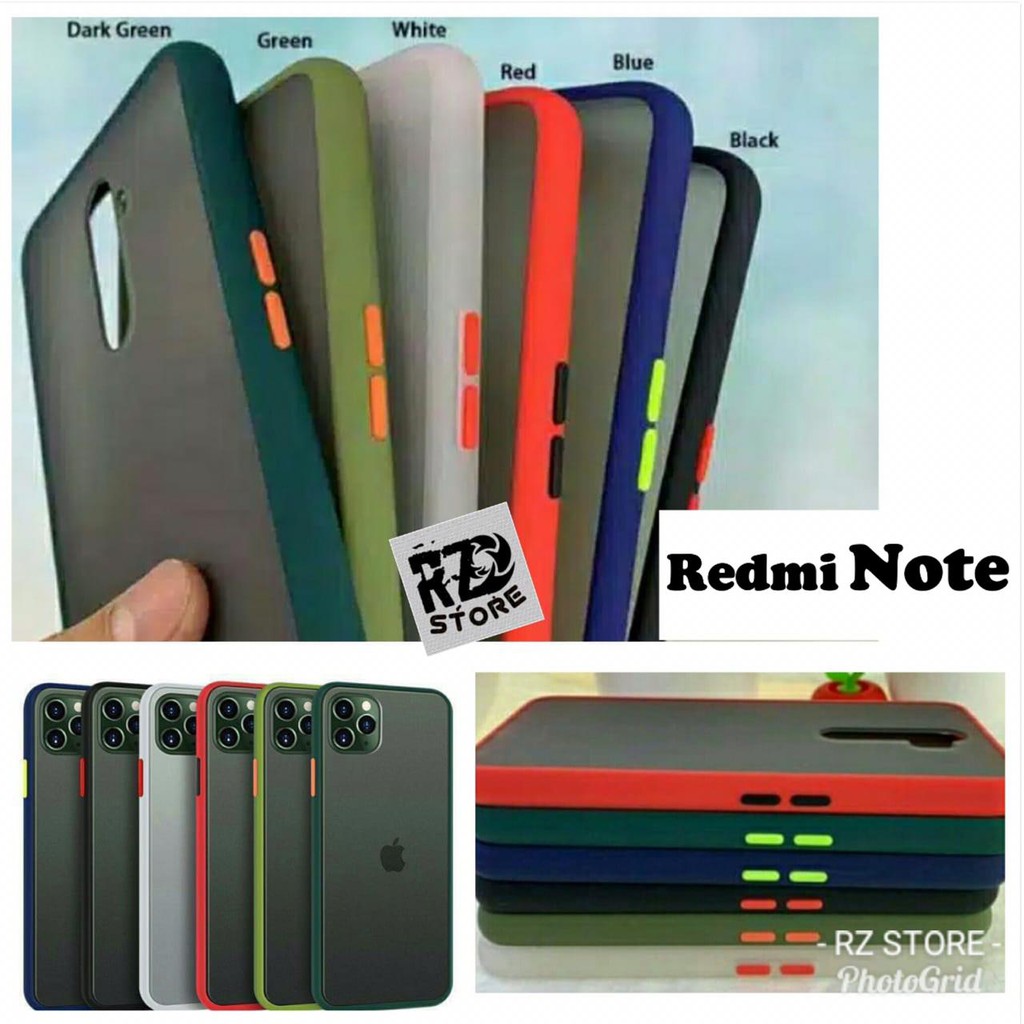 Jual CASE FUZE HYBRID MATTE REDMI NOTE 8 9 8 PRO 9 PRO HARD CASE COMBO ...
