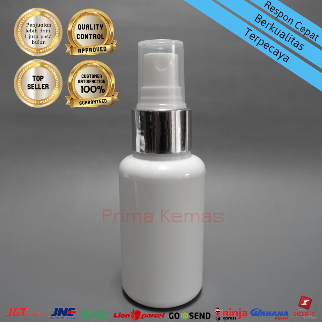 Jual Botol Sprayer 70 ml - botol kosmetik 70 ml - botol skincare Pet ...