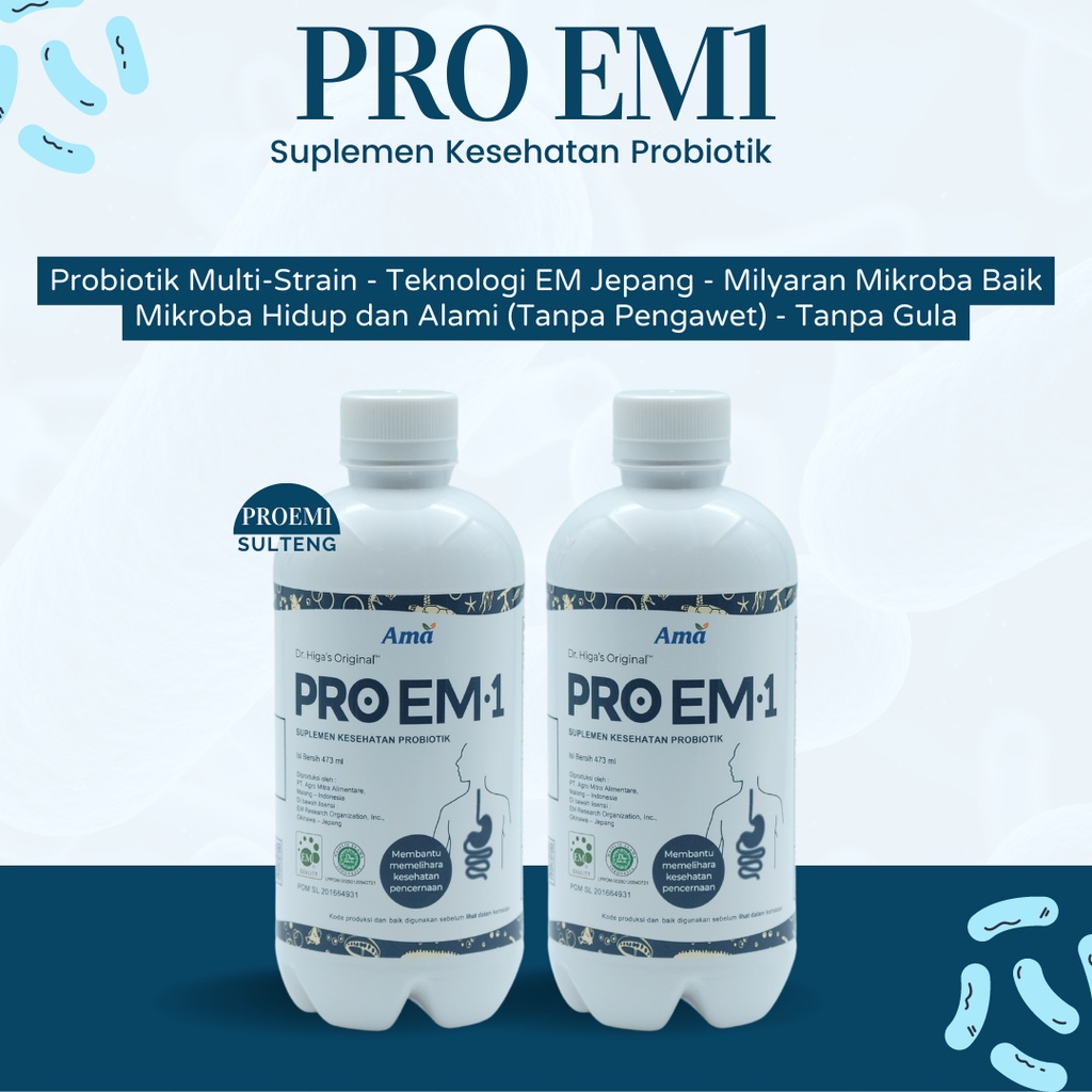 Jual PRO EM1 Suplemen Kesehatan Probiotik 473 ml - 2 Pcs | Shopee Indonesia