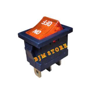 Jual Saklar Rocker Switch Lampu Kecil 3 Pin / Switch Lampu Kecil ON OFF ...