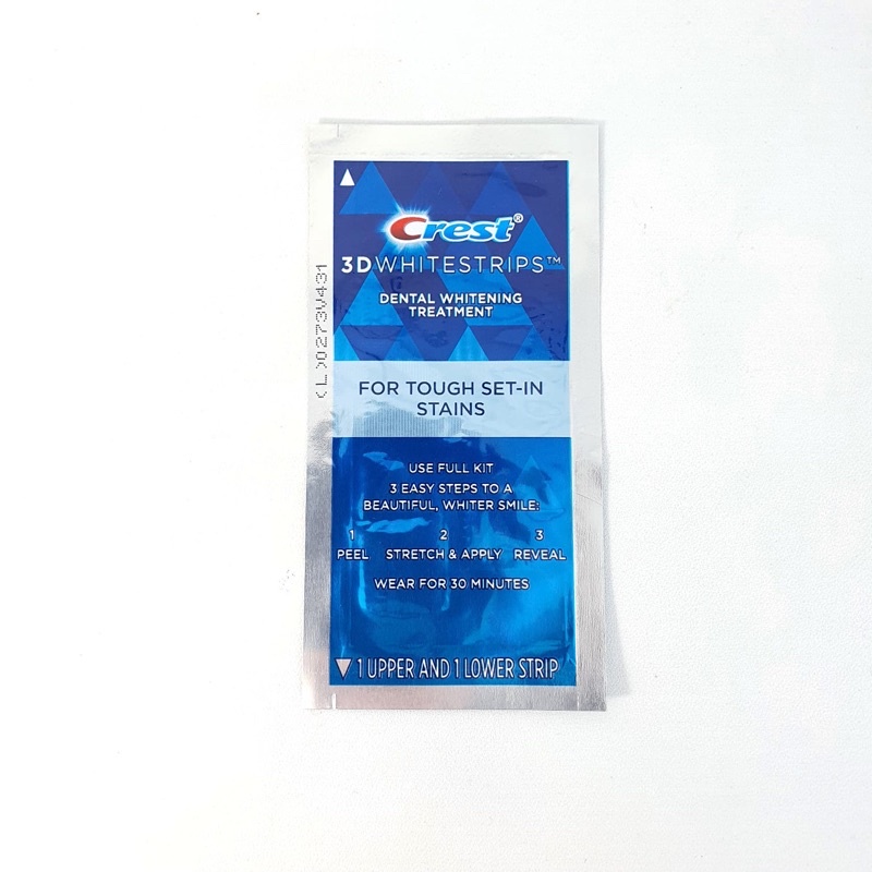 Jual CREST 3D CLASSIC VIVID - TOUGH SET STAIN (Sachet) | Shopee Indonesia