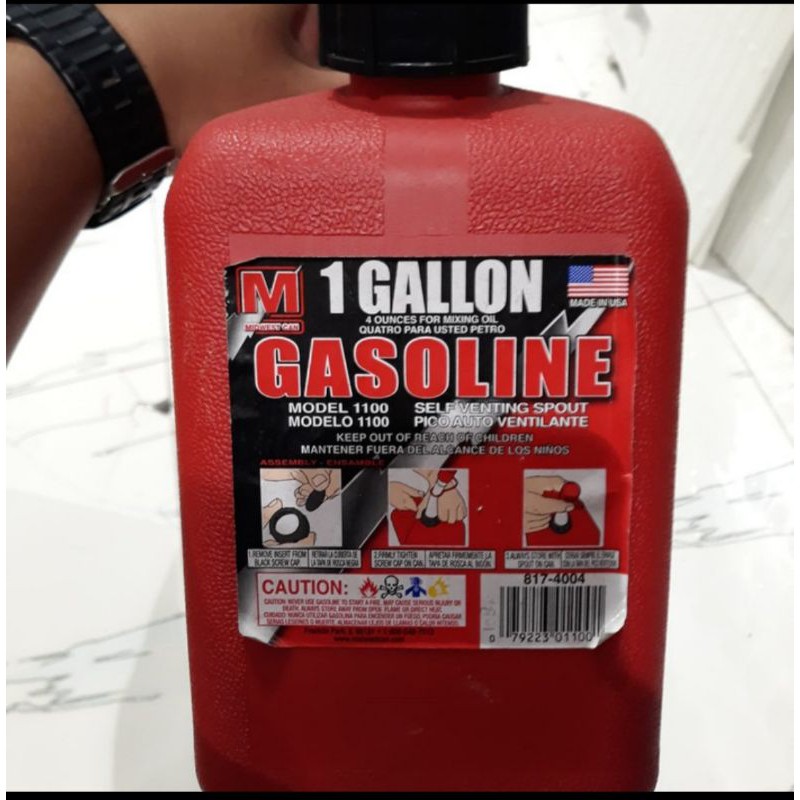 Jual Jerigen Bahan bakar Solar Bensin 4ltr 1 Galon USA | Shopee Indonesia