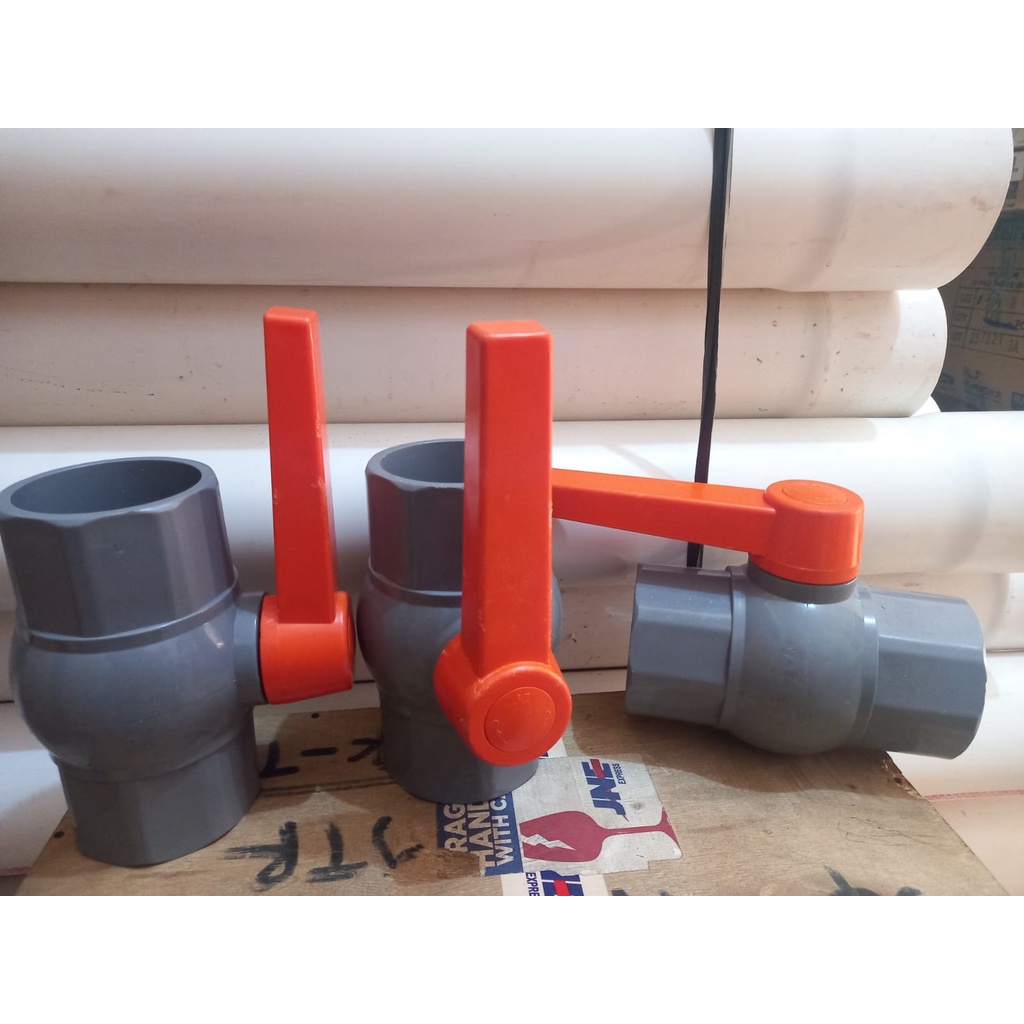 Jual Ball Valve PVC 2 1/2" / Ball Valve 2 1/2" PVC / Stop Kran 2 1/2 ...