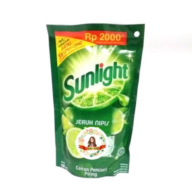 Jual SUNLIGHT 90 ML SABUN CUCI PIRING JERUK NIPIS CAIR REFIL | Shopee ...