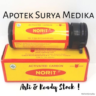 Jual Norit tablet Kemasan botol isi 40 tablet. | Shopee Indonesia