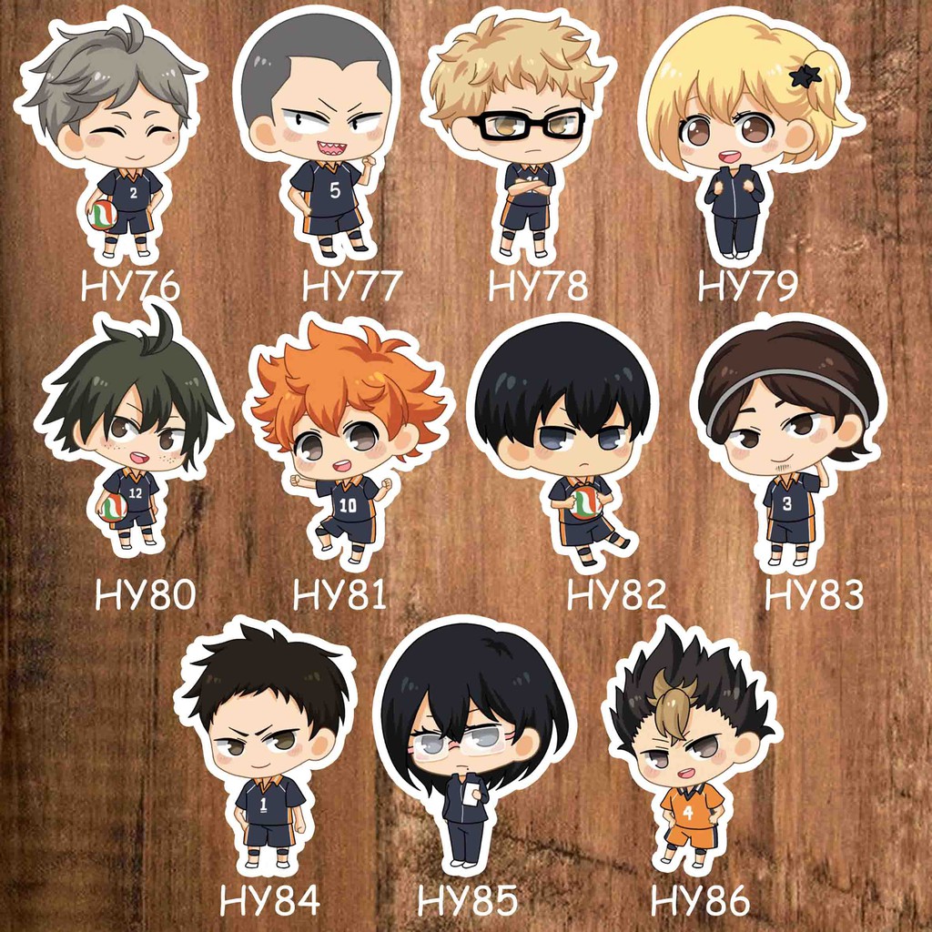 Jual stiker sticker anime haikyu haikyuu haikyu! Indonesia|Shopee Indonesia