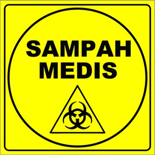 Stiker Sampah Medis - Perumperindo.co.id