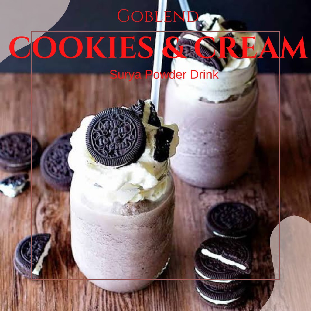 Jual Bubuk Minuman Rasa COOKIES & CREAM 1Kg / COOKIES & CREAM powder ...