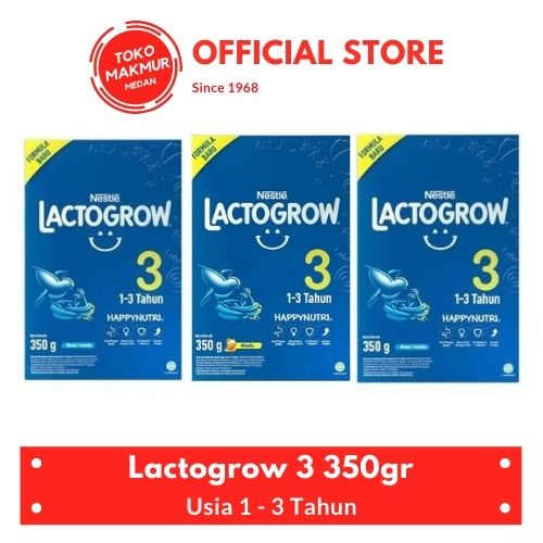 Jual LACTOGROW 3 350GR ( USIA 1 - 3 TAHUN ) | Shopee Indonesia