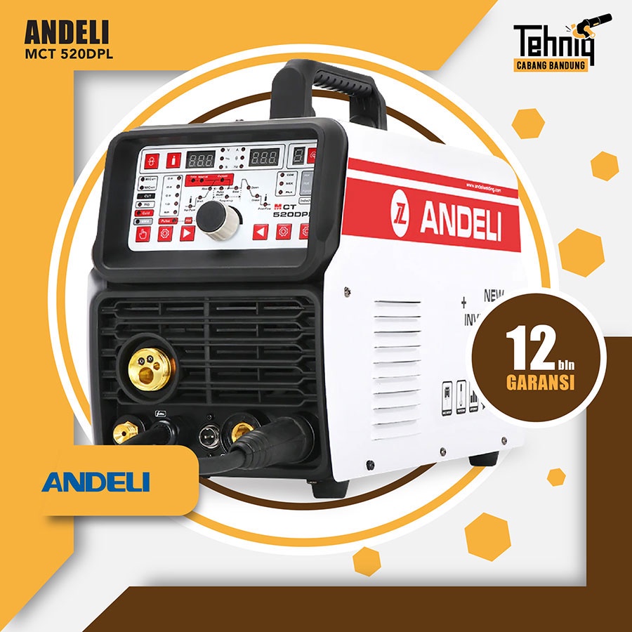 Jual Welding Machine ANDELI MCT-520DPL MIG TIG CUT COLD & MMA Mesin Las ...