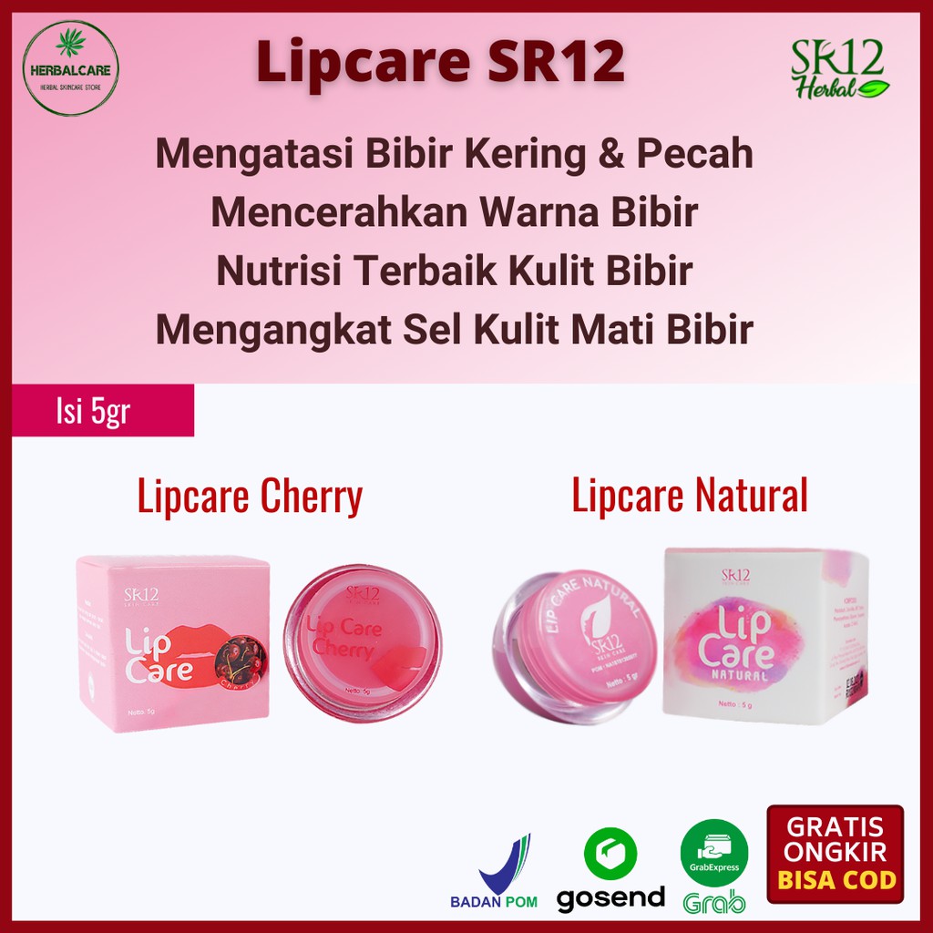 Jual LIP CARE SR12 BEST SELLER..!! PELEMBAB BIBIR / LIPCARE SR12 / LIP BALM / PENCERAH WARNA ...