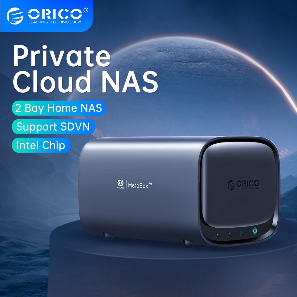 Jual PREORDER ORICO NAS Server 2 Bay Private Cloud Storage Server for ...