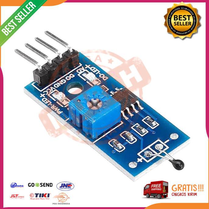 Jual 4 PIN THERMISTOR THERMAL SENSOR MODULE SENSOR SUHU TEMPERATUR NTC ...