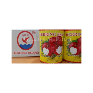 Jual Leci Kaleng / Lychee In syrup Herring 567gr (Kartonan isi 12 ...