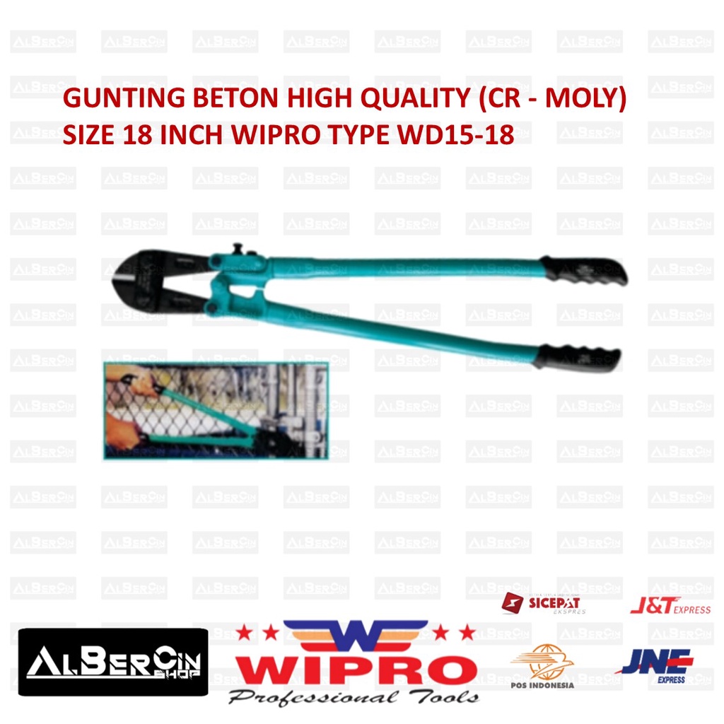 Jual Gunting Besi Beton 18 inch 18inch Kapasitas 5mm CR MOLY WIPRO WD15 ...
