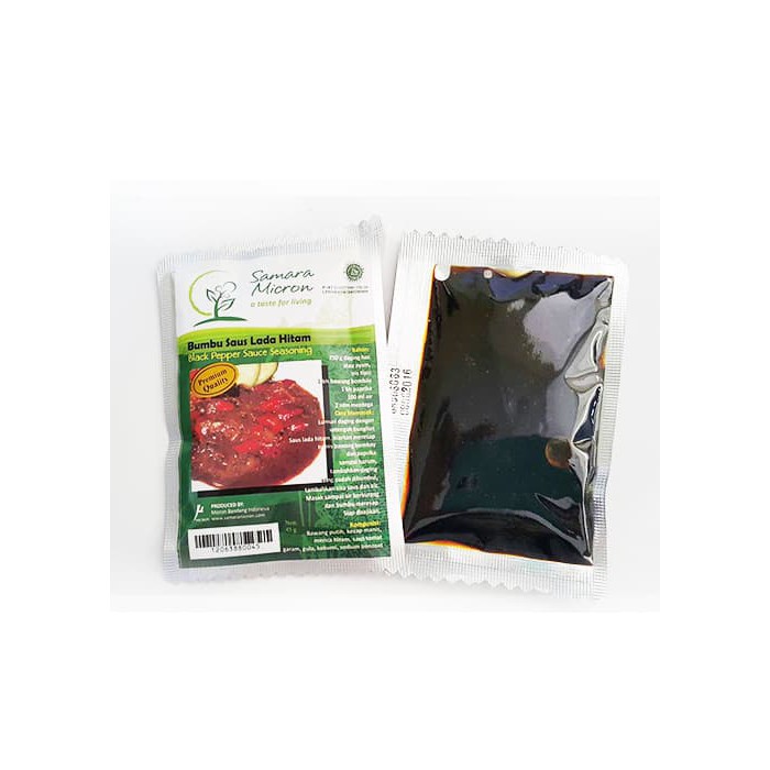 Jual Bumbu Saos Lada Hitam Samara Micron - 45G | Shopee Indonesia