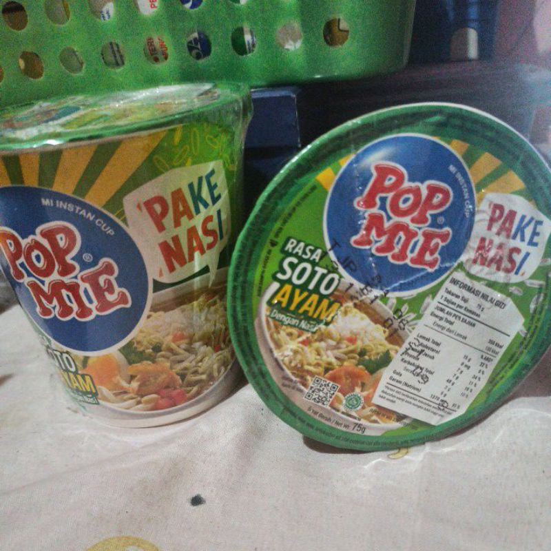 Jual Pop Mie Pake Nasi Rasa Soto Ayam | Shopee Indonesia