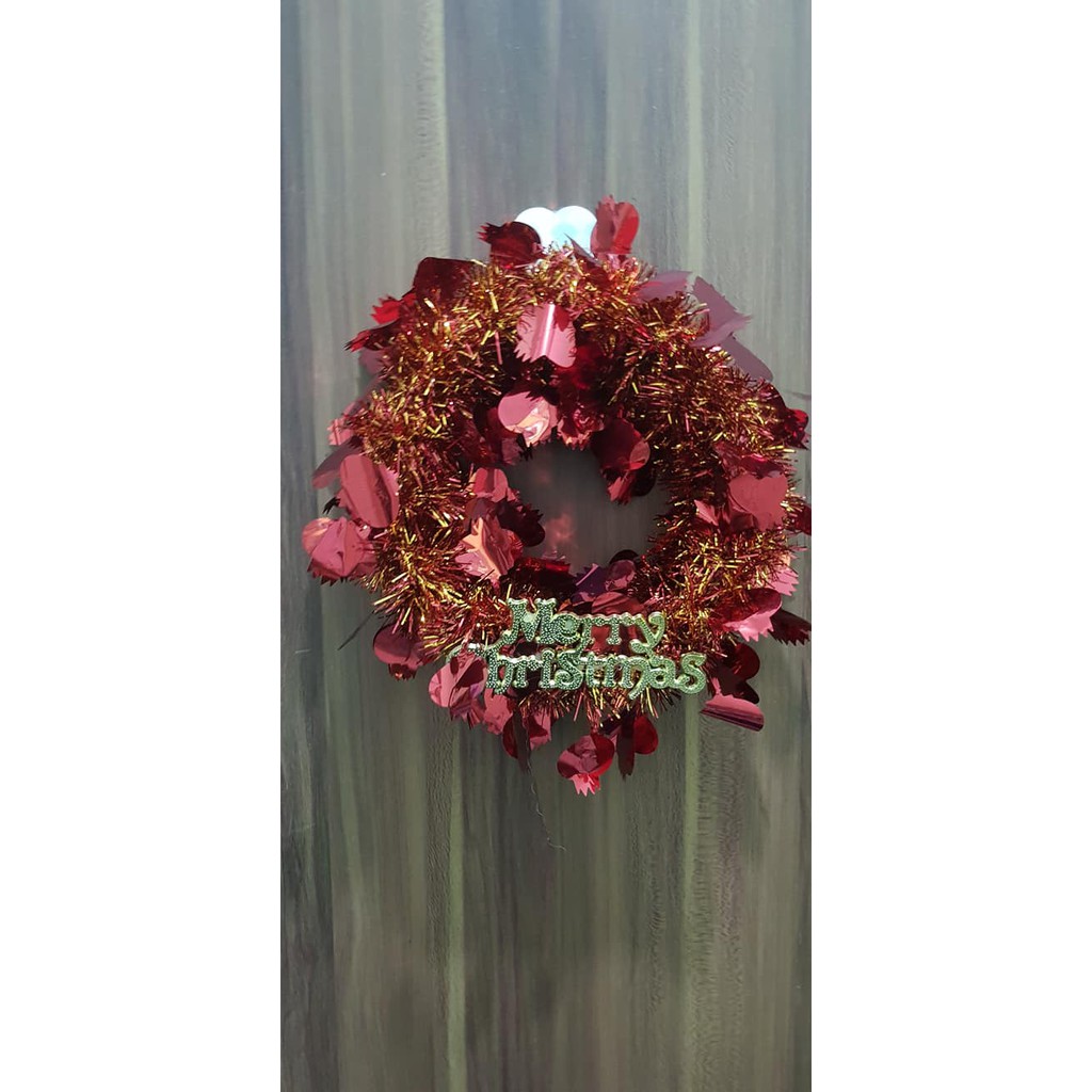 Jual krans natal 20-24cm | Shopee Indonesia