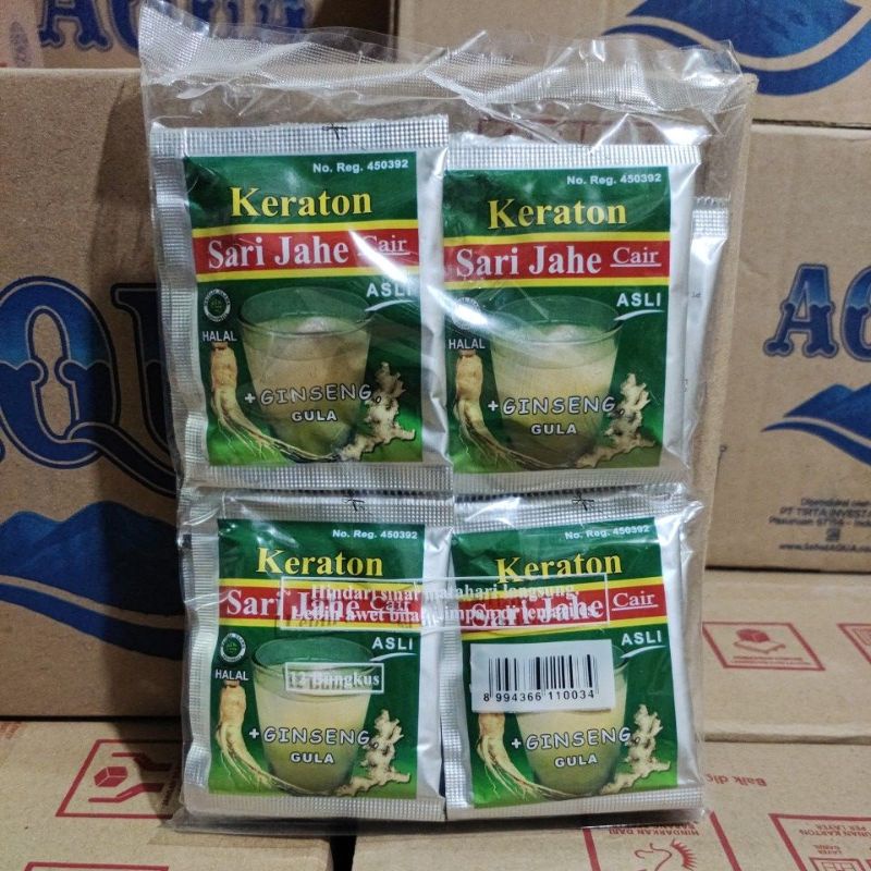 Jual KERATON Sari Jahe Cair Sachet 30ml | Shopee Indonesia