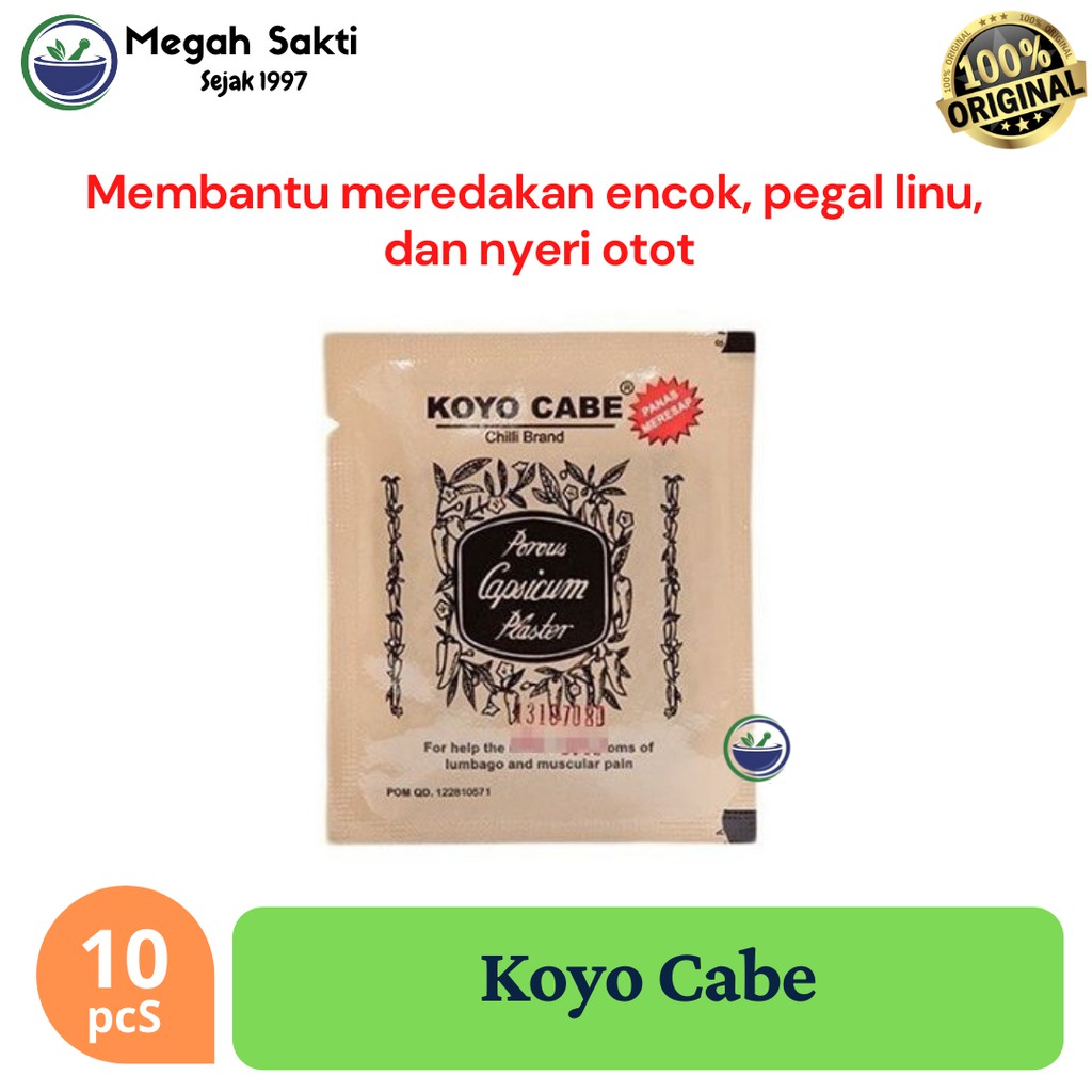 Jual MGS - Koyo Cabe ( Chilli Brand ) Sachet isi 10 lembar | Shopee ...