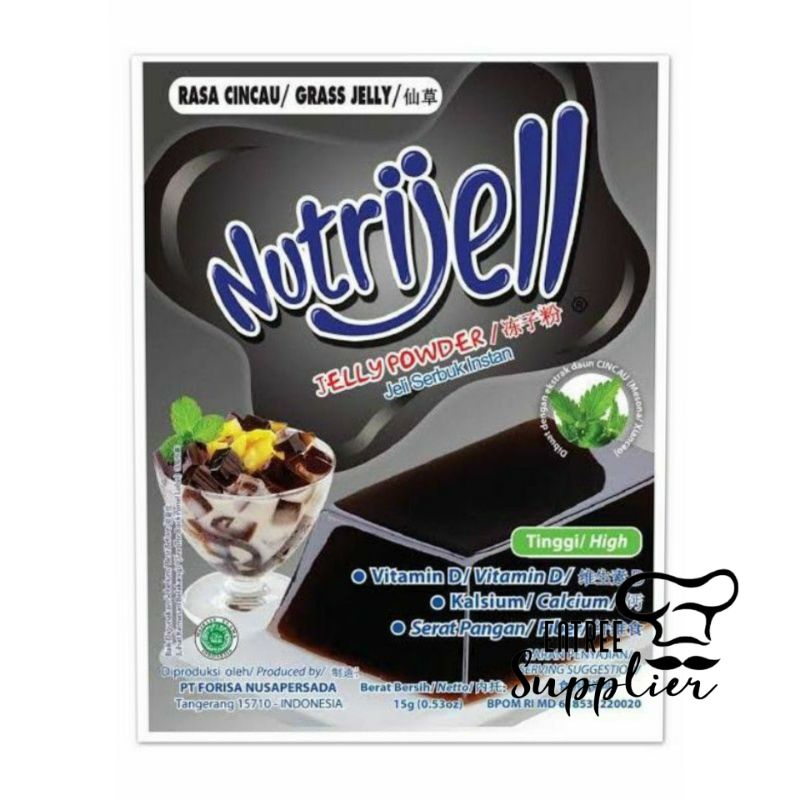Jual Nutrijell Agar-Agar Rasa Cincau / Grass Jelly 15gr | Shopee Indonesia