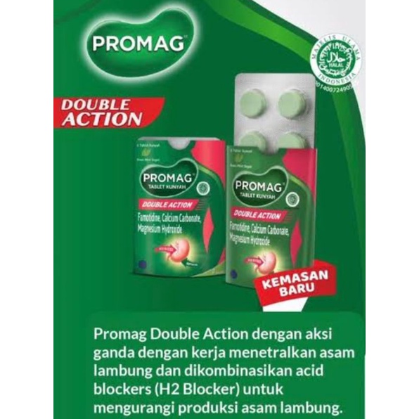Jual Promag Double Action 6 tablet | Shopee Indonesia