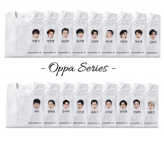 Jual Kaos Custom Oppa Korea Series / Cetak Print Sablon Kaos Oppa Korea ... Jual Kaos Custom Oppa Korea Series / Cetak Print Sablon Kaos Oppa Korea ...