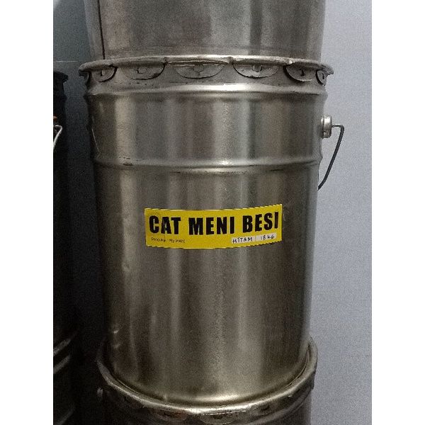 Jual Cat Meni / Cat Dasar 18 Kg HITAM | Shopee Indonesia