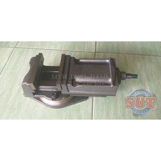 Jual Ragum QH 4" Catok Milling Ragum Derajat 4inc Ragum Putar 100mm ...