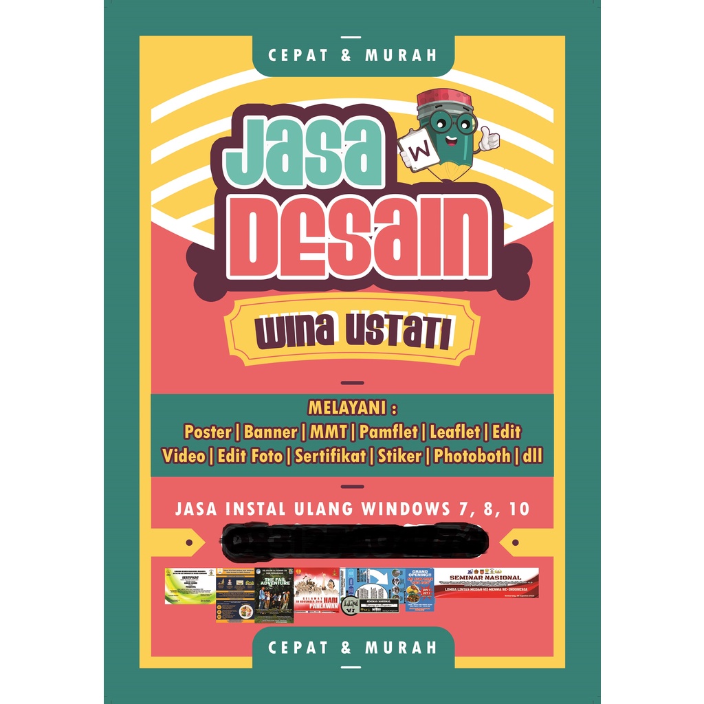 Jual Jasa Desain Pamflet/ Brosur | Shopee Indonesia