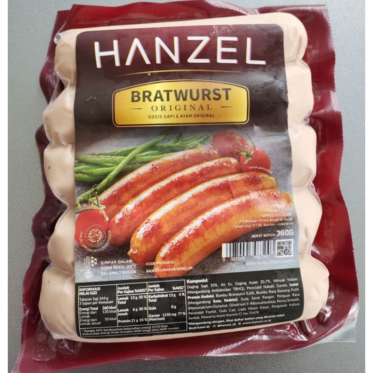 Jual Sosis Hanzel Bratwurst Original | Shopee Indonesia
