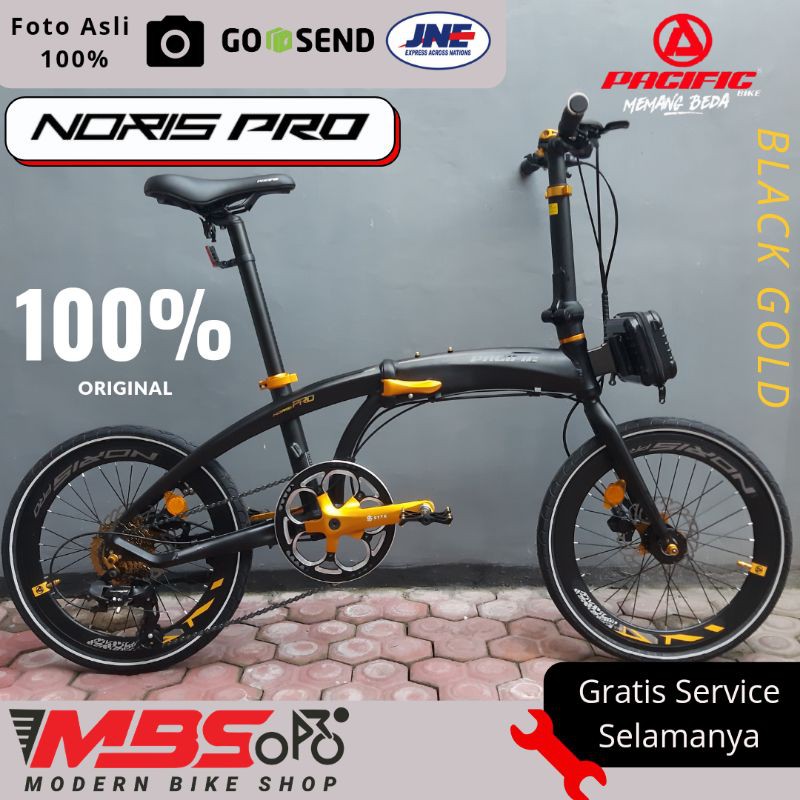 Jual Sepeda Lipat pacific 20 inch noris Pro Alloy Hidraulic pasific ...