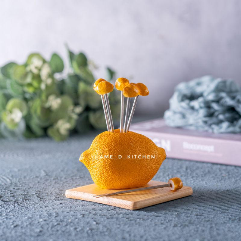 Jual Garpu buah lemon isi 6 pcs | Shopee Indonesia