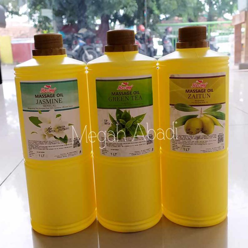 Jual Heviny Massage Oil - 1000ml / Heviny Massage Oil 1L / Minyak Pijat ...