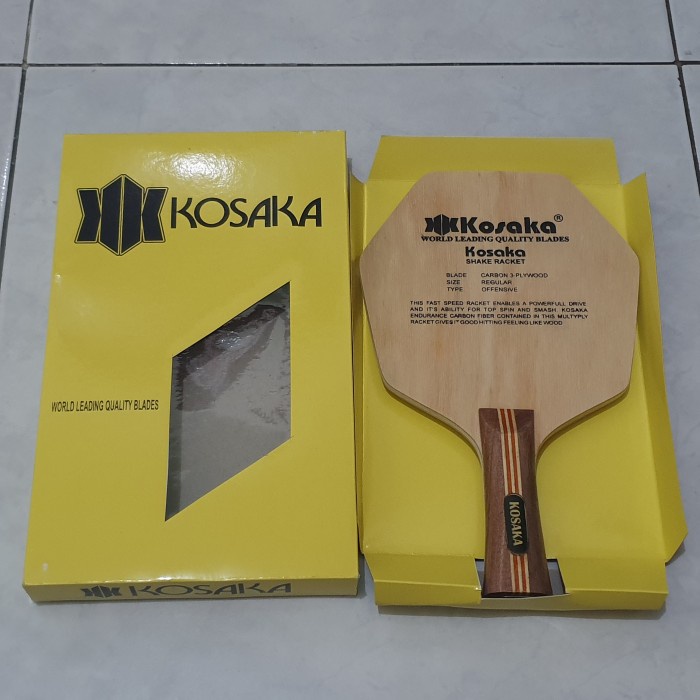 Jual kosaka cybershape carbon sardius bat bet blade ping pong | Shopee Indonesia