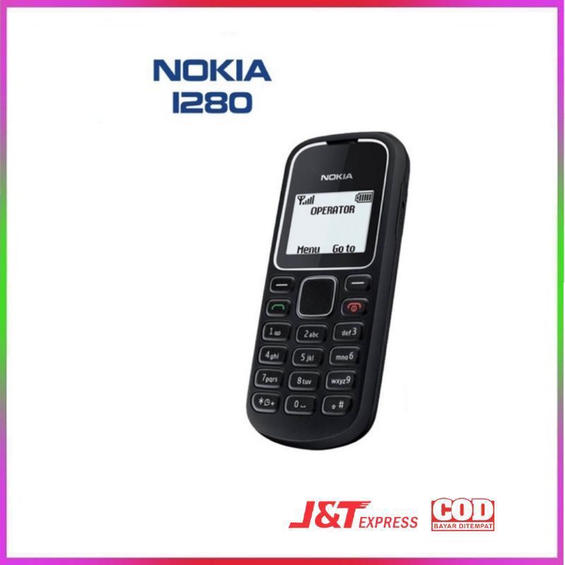 Jual Nokia 1280 Jadul Fullset Bahasa Indonesia (New) | Shopee Indonesia