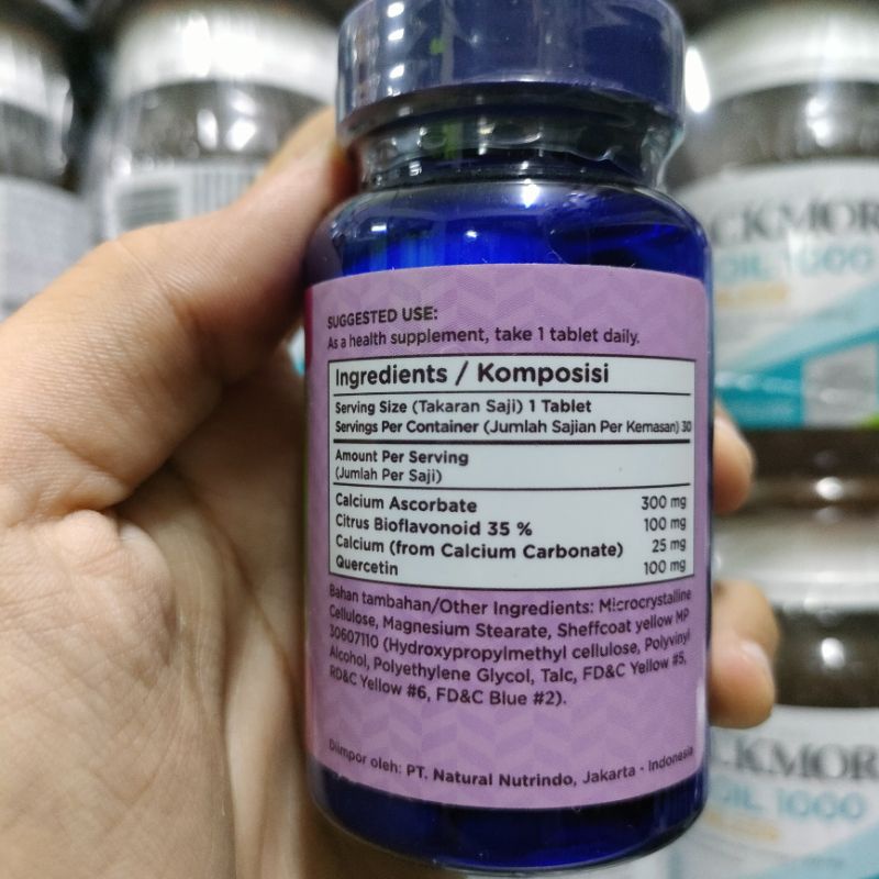 Jual Wellness Excel C + Quercetin 30 tablet vitamin c | Shopee Indonesia