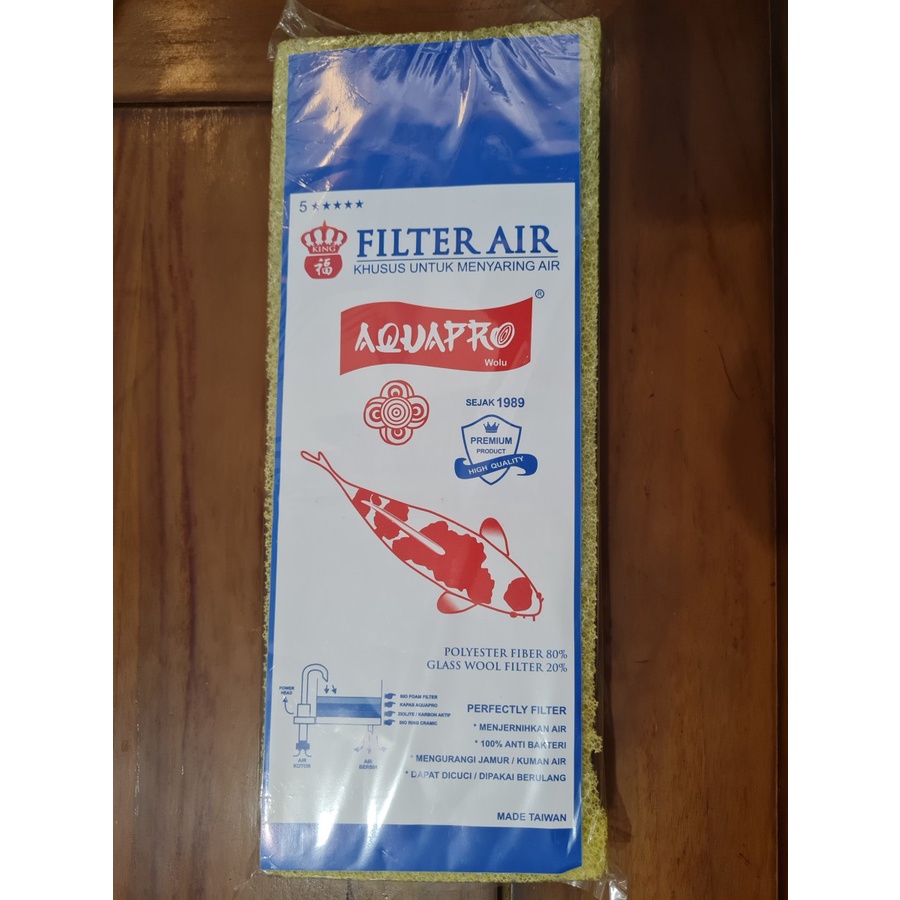 Jual Dakron Filter Hitam Kuning Biofoam Kapas Filter Hitam Kuning ...