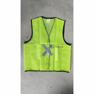 Jual Rompi jaring hijau orange rompy safety rompi tukang - Hijau ...