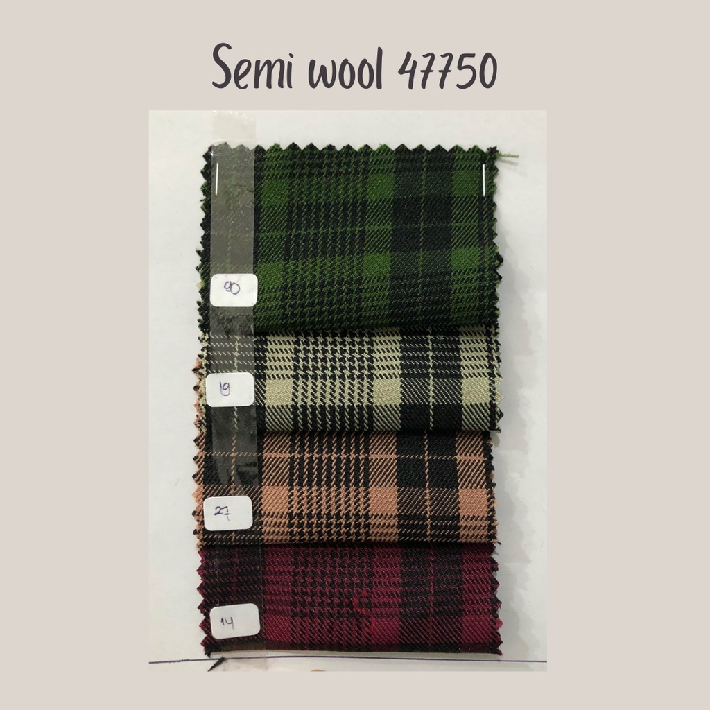 Jual Katalog Warna kain Semi Wool 47750 Aneka Sandang Textile | Shopee ...