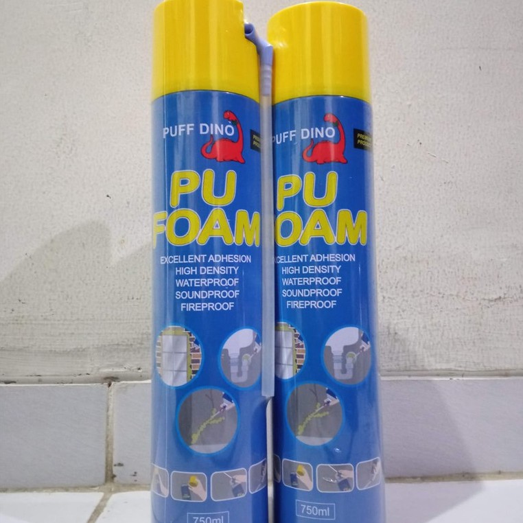 Jual PU FOAM SPRAY PUFF DINO POLYURETHAN SEMPROT SPRAY 750 ML | Shopee ...