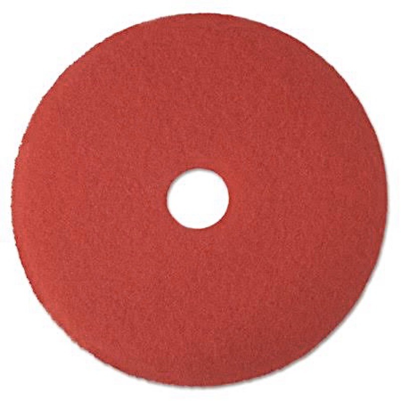 Buffing Baffing Pad Mesin Polisher Poles Lantai Floor Pad Merah 3M 16 ...