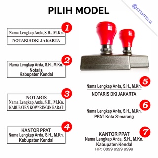 Jual Stempel Tanda Terima Notaris / PPAT | Shopee Indonesia